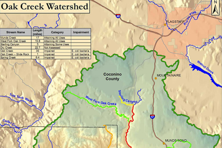 Watershed Map – Oak Creek Watershed Council