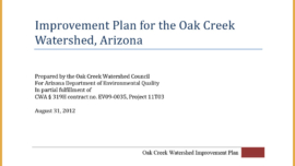 Watershed Background – Oak Creek Watershed Council